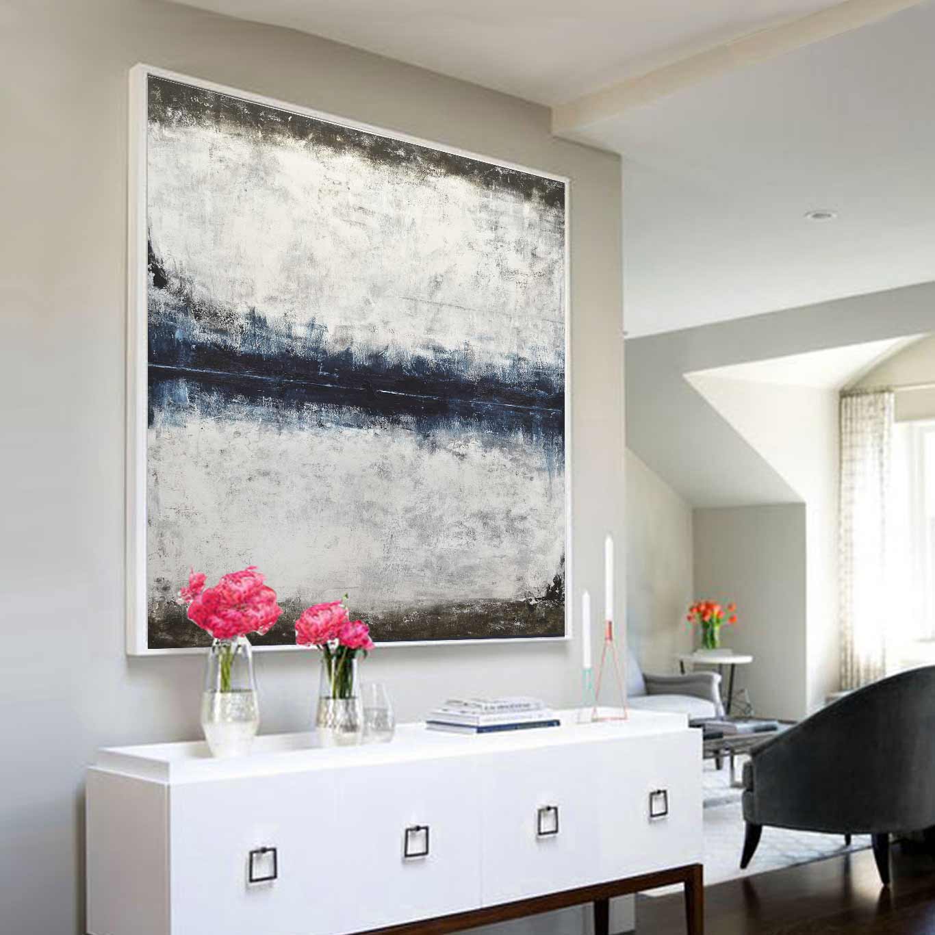 Modern Contemporary Painting On Canvas American Artist – Sky Whitman ...