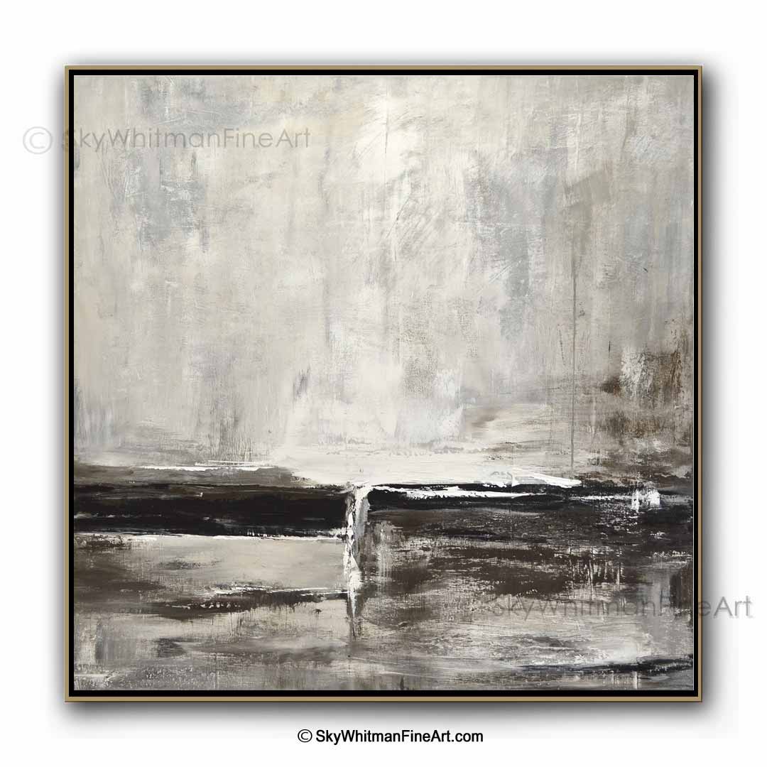 36x36 Abstract Square Painting Art | Sky Whitman – Sky Whitman Fine Art