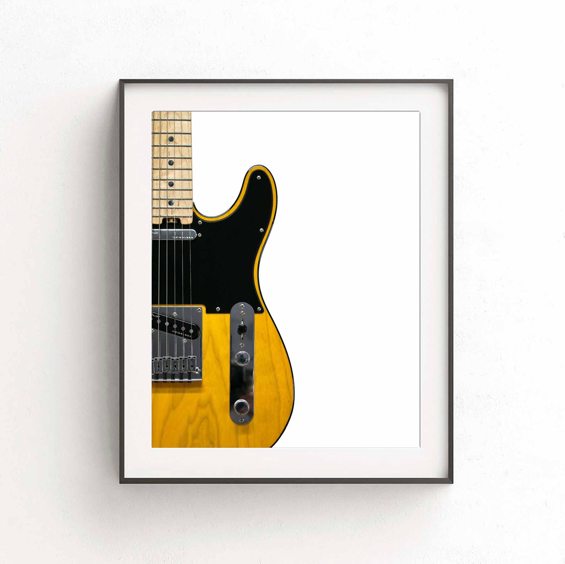 Electric Guitar Telecaster Blonde Downloadable | Sky Whitman Fine Art